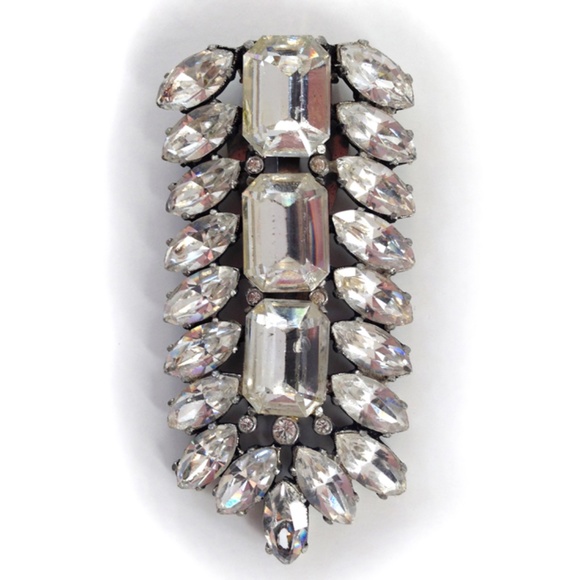 Sylvia | Jewelry | Authentic Vintage Fake Diamond Costume Brooch | Poshmark